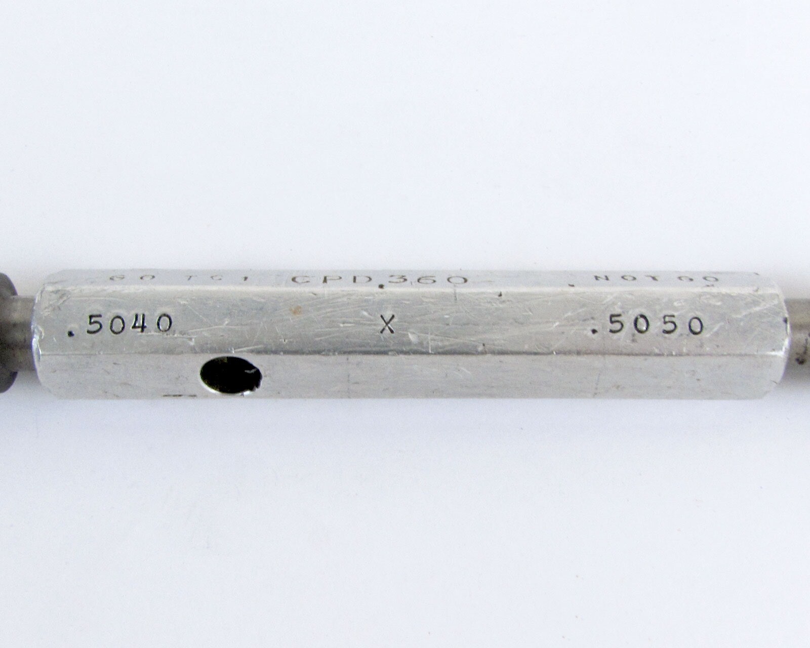 Pennoyer Dodge / Pratt & Whitney Plug Gage GO PD 0.5040 & NO GO PD 0. ...