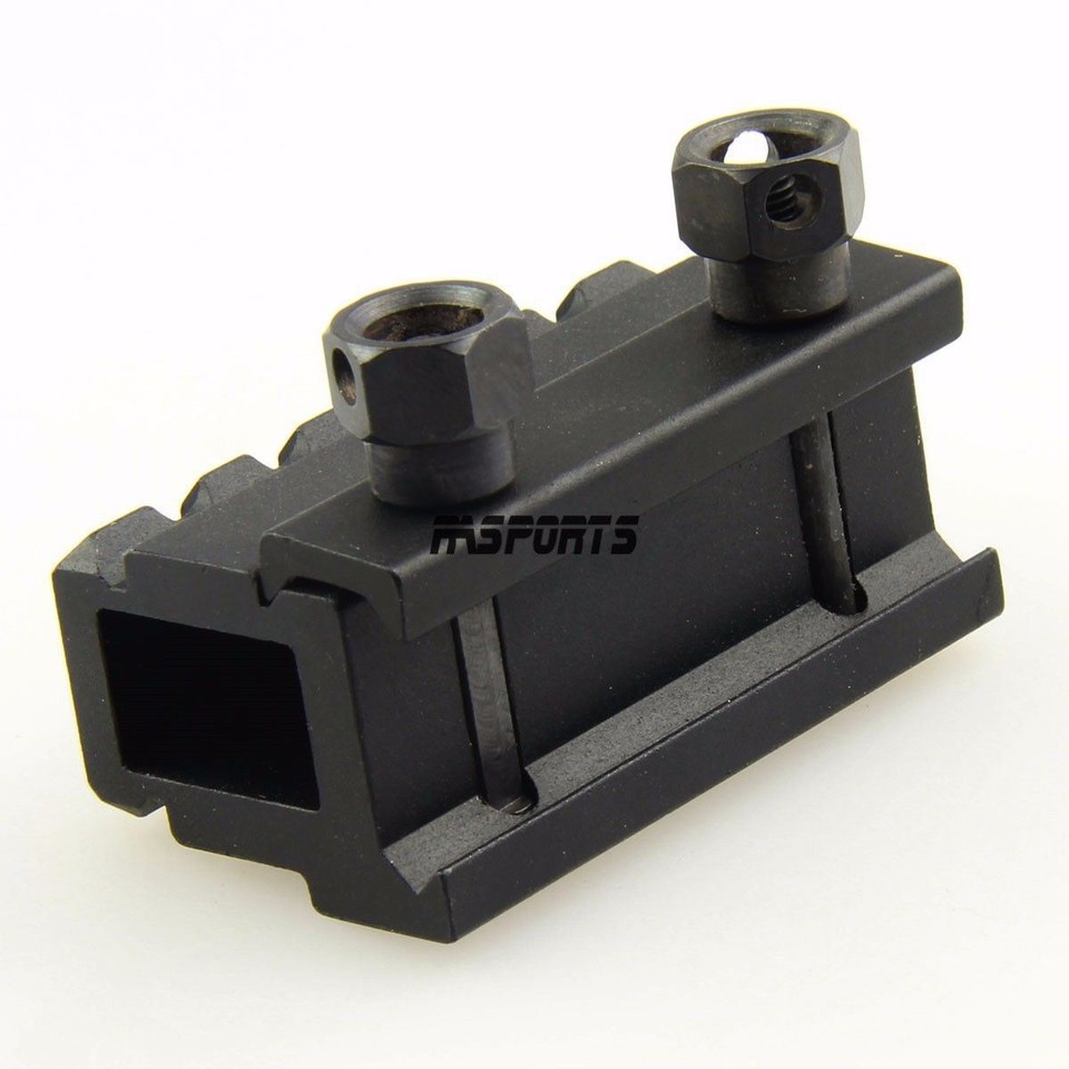 1" inch 5 Slot High Riser 20mm WEAVER PICATINNY See Through Scope Mount ...