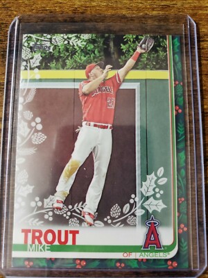 2019 Topps Walmart Holiday Mike Trout #HW31 Los Angeles Angels | eBay