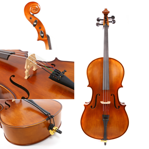 new Classical Cello 1/2 Size Design Maple Spruce Wood Musical ...