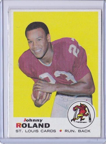 1969 Topps Football #225 JOHNNY ROLAND CARDINALS | eBay