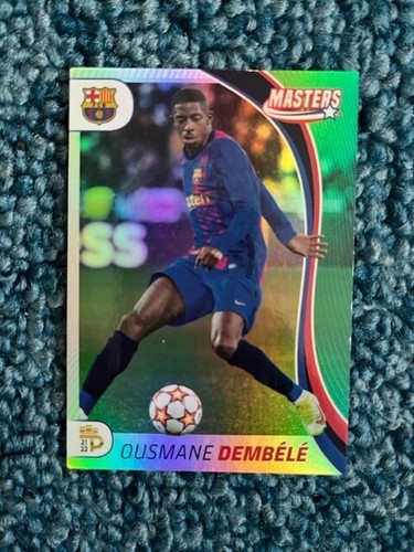 PANINI PODIUM 2021-22 BARCELONA - OUSMANE DEMBELE - GREEN PARALLEL CARD ...