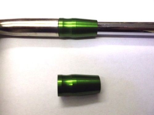 10pc Golf Iron Ferrules Metal Aluminum "Green" 4.5g .355/370 Shafts ...