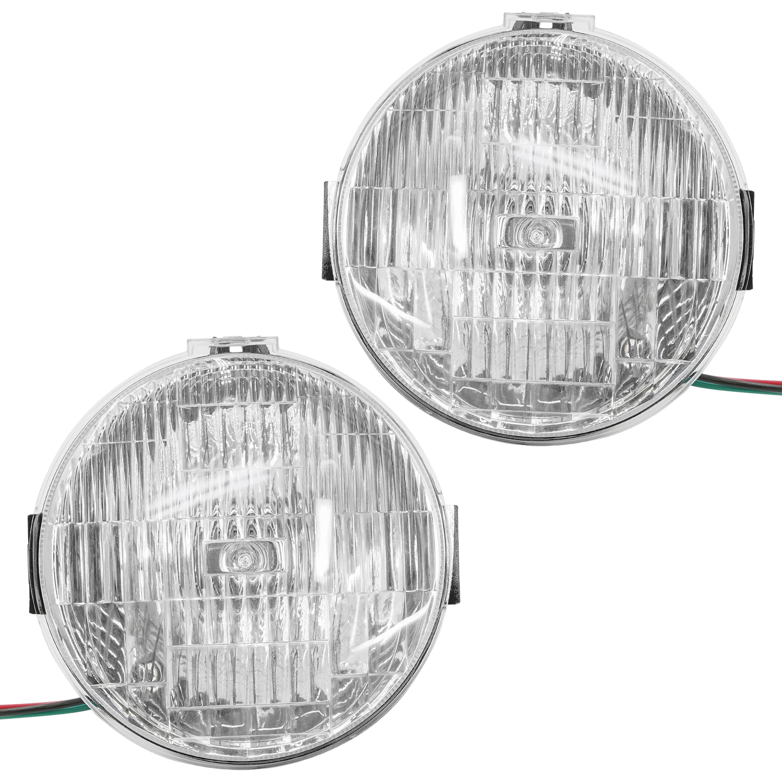 Left & Right Headlight Kit For Yamaha Wolverine 350 YFM350FX 4X4 2000 ...