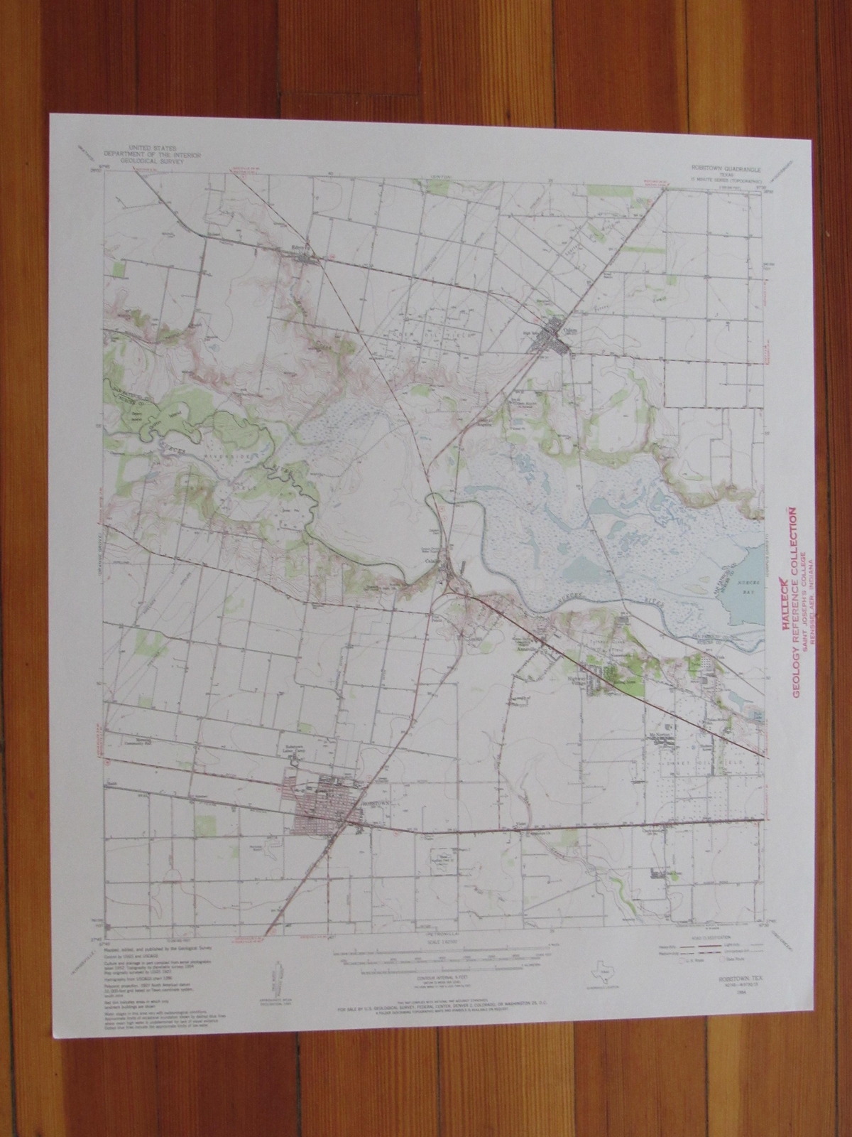 Robstown Texas 1956 Original Vintage USGS Topo Map | eBay