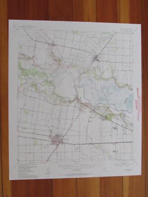 Robstown Texas 1956 Original Vintage USGS Topo Map | eBay