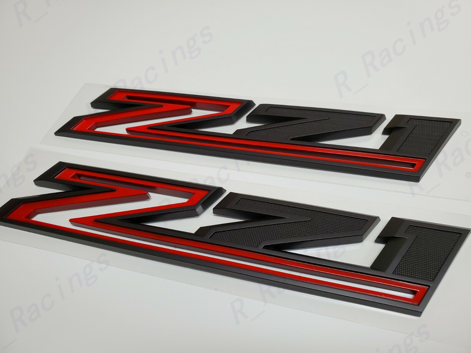 2PCS Red Matte Black 2019-2026 Silverado Z71 Emblem Badge 84632695 ...