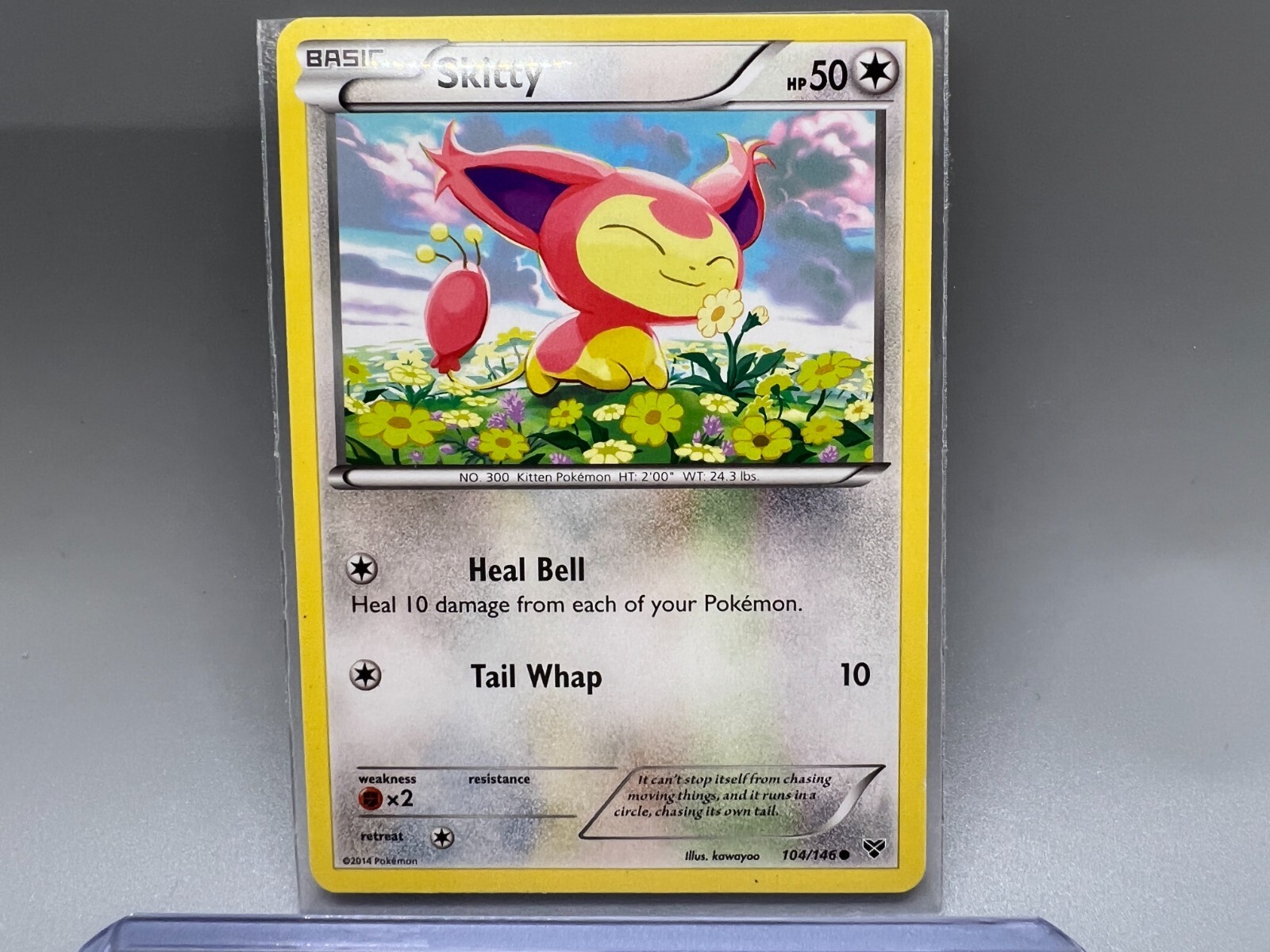 Pokemon TCG Skitty 104/146 - XY Base Set (2014) - Common - Near Mint (w ...
