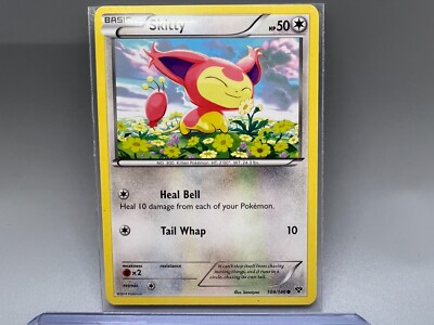 Pokemon TCG Skitty 104/146 - XY Base Set (2014) - Common - Near Mint (w ...