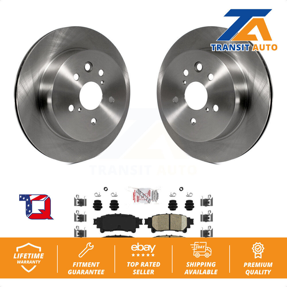 Rear Disc Brake Rotors And Integrally Molded Pads Kit For Lexus IS250 ...