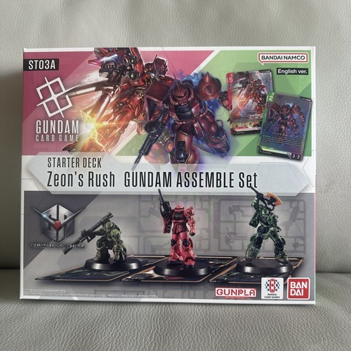 PO Gundam Card Game Start Deck Gundam Assembly Set Zeon's Rush ST03A IN ...