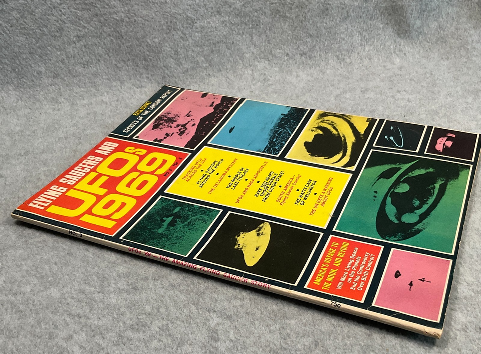 FLYING SAUCERS AND UFO'S 1969 Magazine No. 3 - Good Condition | eBay