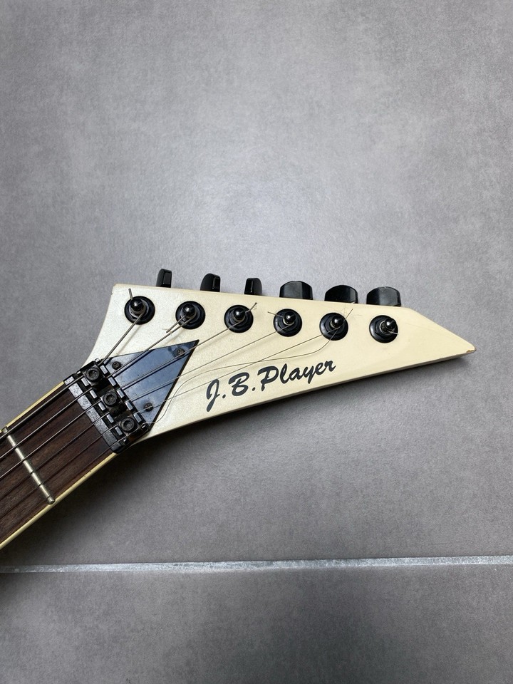 Guitare electrique JB Player Super Strat Cream bon état retro vintage ...
