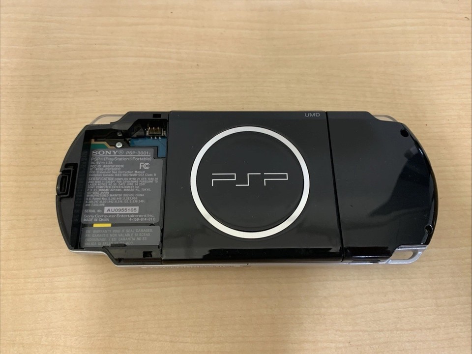Sony PSP 3001 Black PlayStation Portable Console with Case Works | eBay