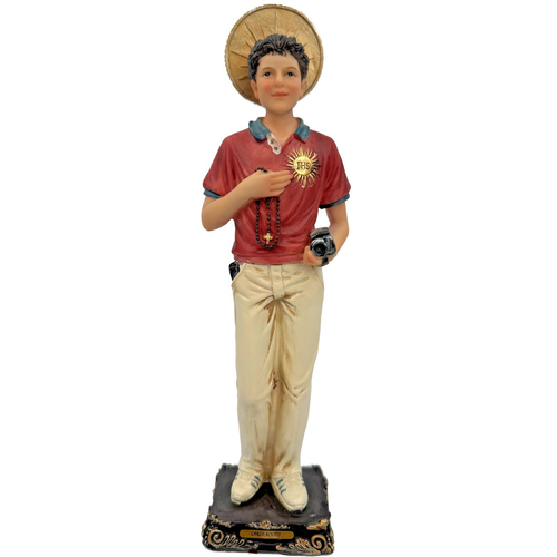 Carlo Acutis 12"Saint Carlo Acutis Resin Religious Figure First ...