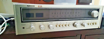 Ricevitore Stereo Vintage Nikko 5055 Silver Japan fm am top hifi radio ...
