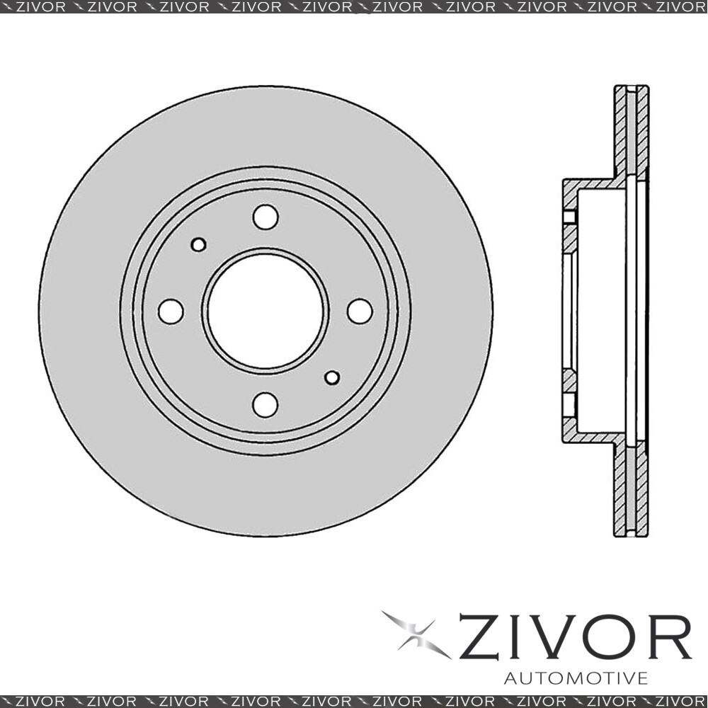 New PROTEX Rotor - Front For HOLDEN ASTRA LD 4D H/B FWD 1987 - 1989 # ...