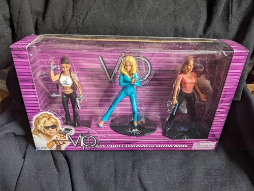 VIP TV Series VALLERY IRONS PROTECTION ACTION 3-FIGURE SET (SEALED) PAM ...