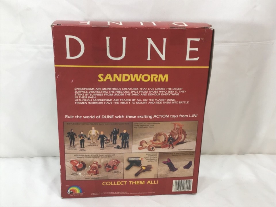 Rare 1984 Vintage LJN Toys Dune Sandworm Boxed Complete New Movie ...