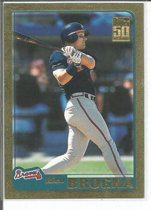 2001 TOPPS TRADED GOLD T6 0380/2001 Brogna | eBay