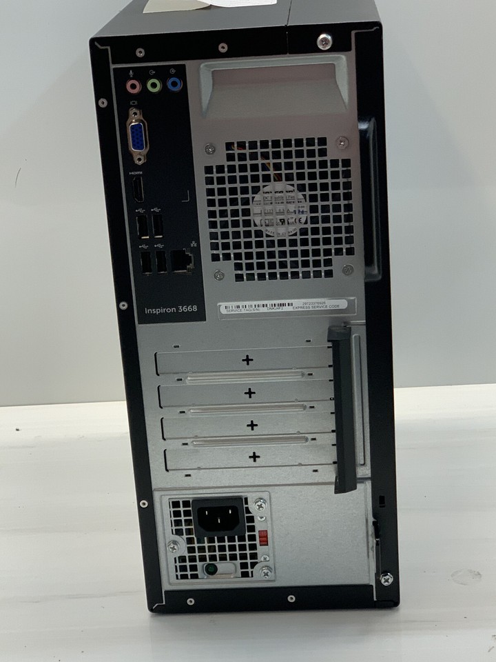 Dell Inspiron 3668 Desktop Intel i5-7400 3.0Ghz 8GB 1TB HDD DVDRW WiFi ...