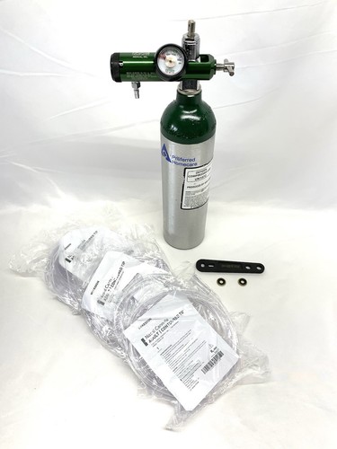 M6 B Medical Oxygen Tank Cylinder Starter Kit With Regulator, Cannulas ...