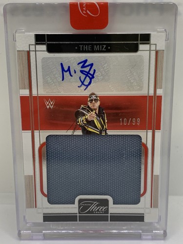 THE MIZ Massive Mat Autograph /99! 2024 Panini Three Count WWE - #MM ...