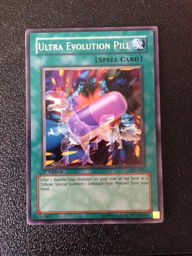Yu-gi-oh Invasion Of Chaos: IOC-097 Ultra Evolution Pill Rare Near Mint ...