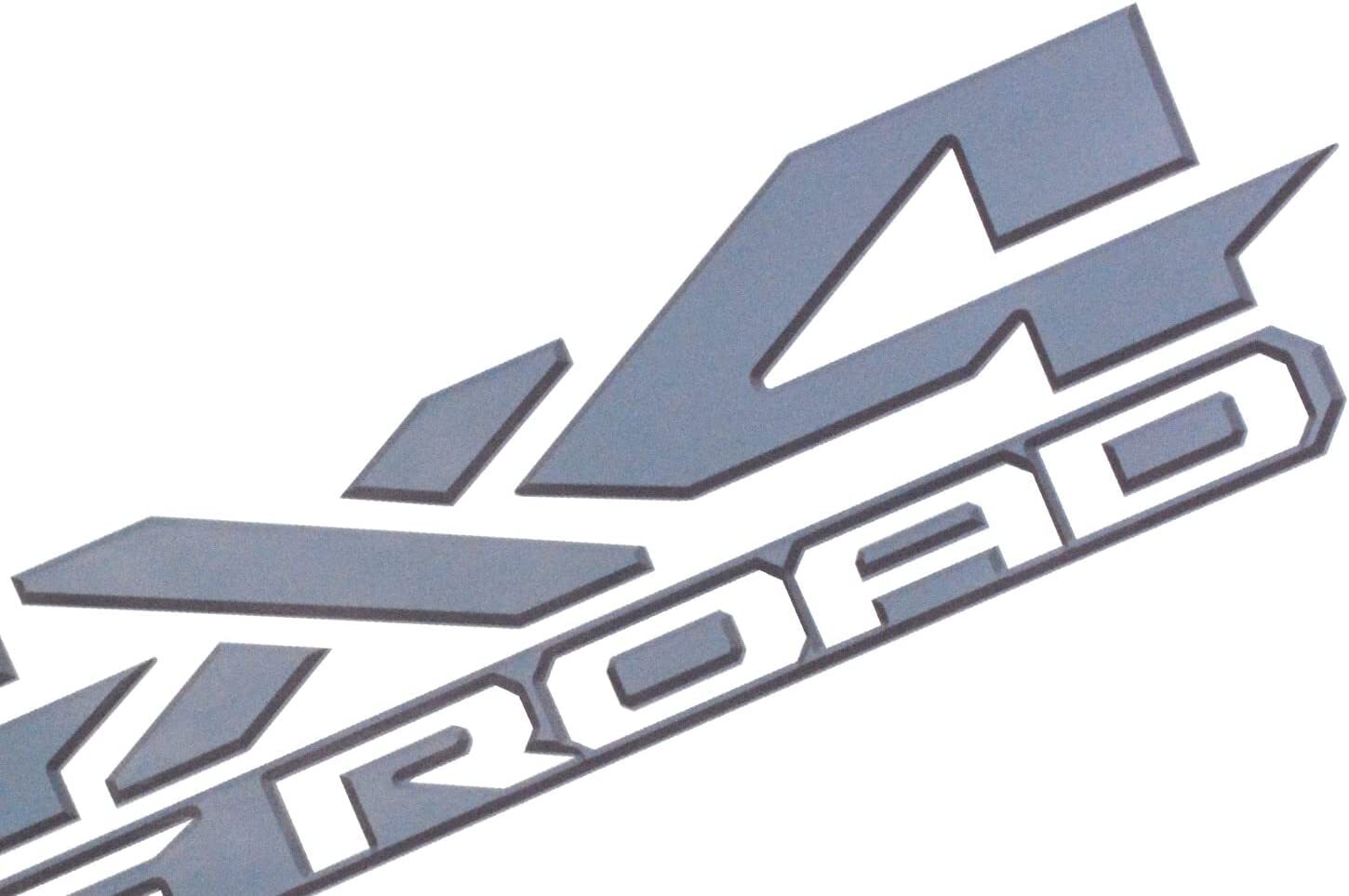 2 Pack 4x4 Off Road Stickers Decals Fit for 1500 2500 3500 Truck Car ...