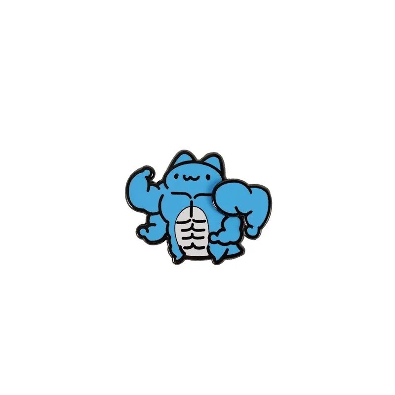 Bugcat Capoo Metal Badge with rotate muscle arm (official Merch) | eBay