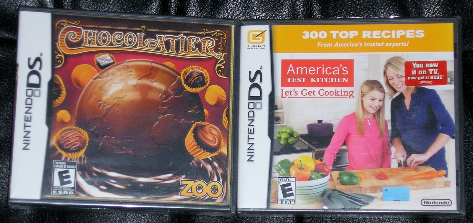 Nintendo DS Lot - Chocolatier (New) America's Test Kitchen (New) | eBay