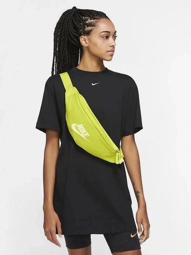 Nike Fanny Pack Hip Waist Belt Bag Sack Crossbody Lime Green DB0490-308 ...