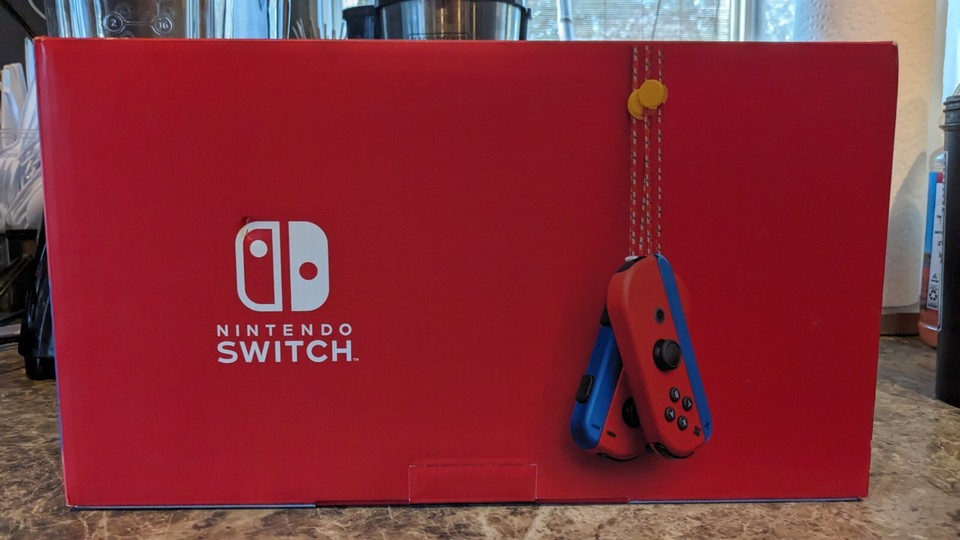 NINTENDO SWITCH MARIO Red and Blue Edition Console *LIMITED EDITION* | eBay