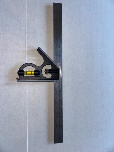 Craftsman 16" Combination Square W/ Adjustable Level Stainless Steel | eBay