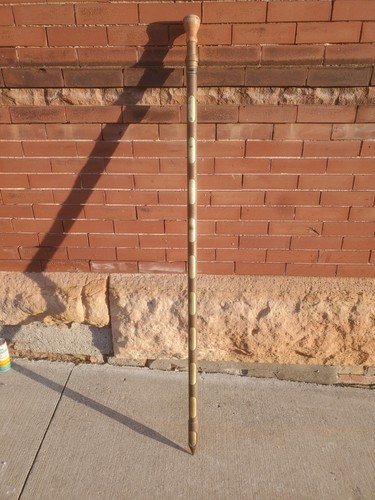 64" Brass Grain Probe Seedburo 10 Slots Wooden Handle Corn Oats Farm ...