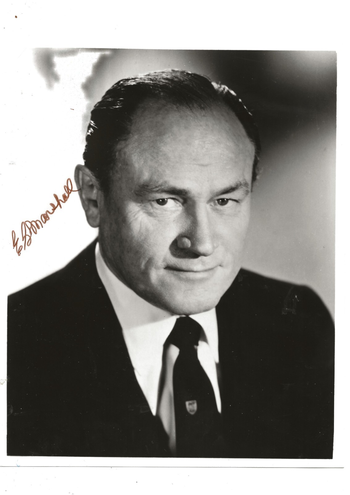 E.G.MARSHALL - *Caine Mutiny *12 Angry Men/The Defenders" etc-Signed ...