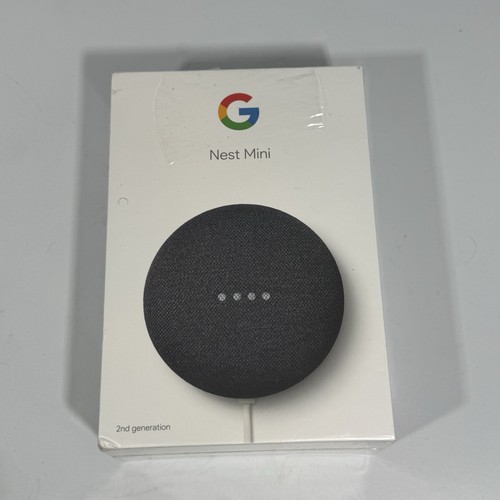Google Nest Mini 2nd Generation Smart Speaker Model H2C Charcoal New | eBay
