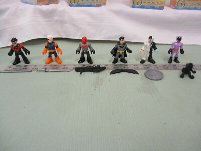 Fisher Price Imaginext series 1 Complete lot of 6 figures DC red hood ...