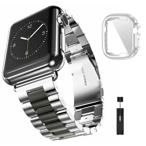 Stainless Steel Strap + Case For Apple Watch Ultra 49mm Metal iWatch ...