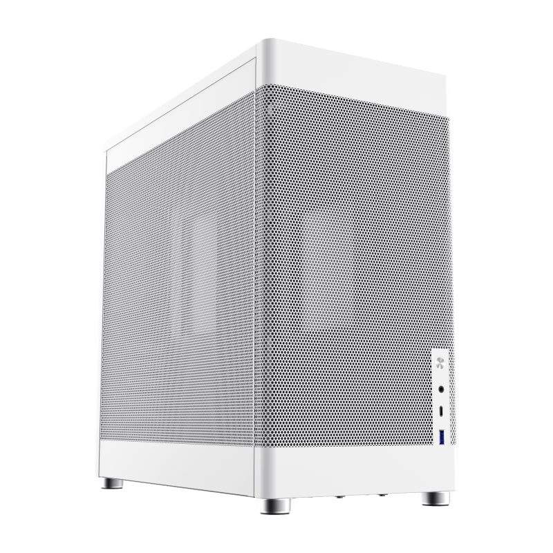 iONZ Mesh Pro PC Gaming Case Mid Tower ATX - High Airflow Perforated ...