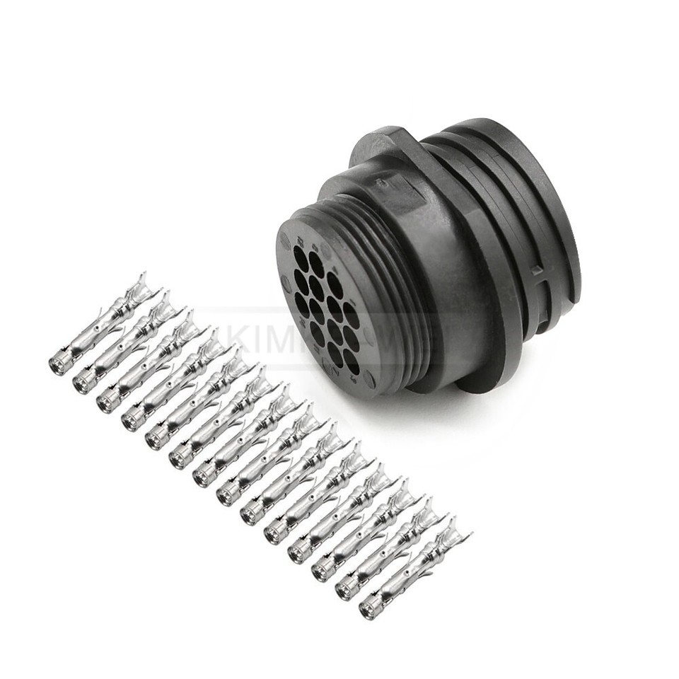 14 Pin/Way TE/AMP/TYCO CPC Series Circular Male Female Connector Plug ...