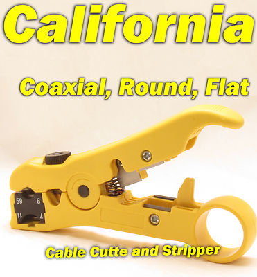 Universal Cable Wire Jacket Stripper Cable Cutter Stripping Tool RG59 ...