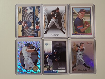 Jim Thome 6 Baseball Card lot with 1991 Bowman Rookie, Upper Deck #d ...
