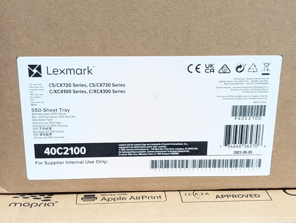 Lexmark CX735 Multi Function Printer Color 47C9600 *NEW IN BOX w/ 550 ...