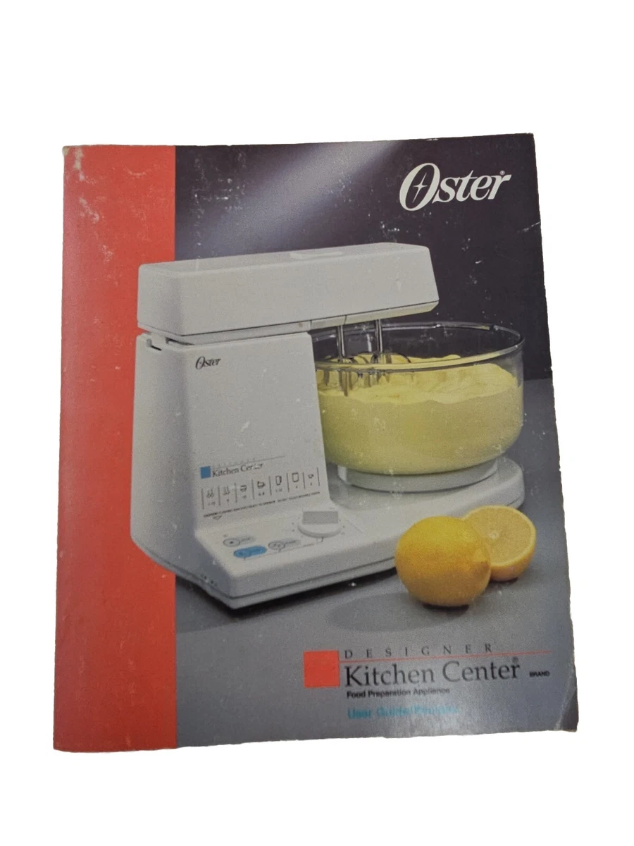 Oster Kitchen Center Instruction Manual