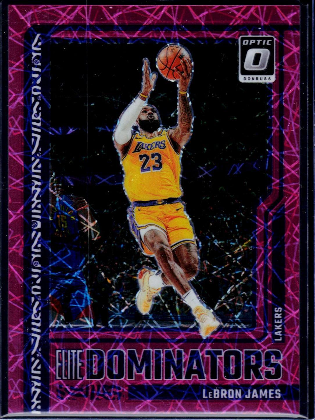 2023-24 Panini Donruss Optic - Elite Dominators LeBron James #9 Pink ...