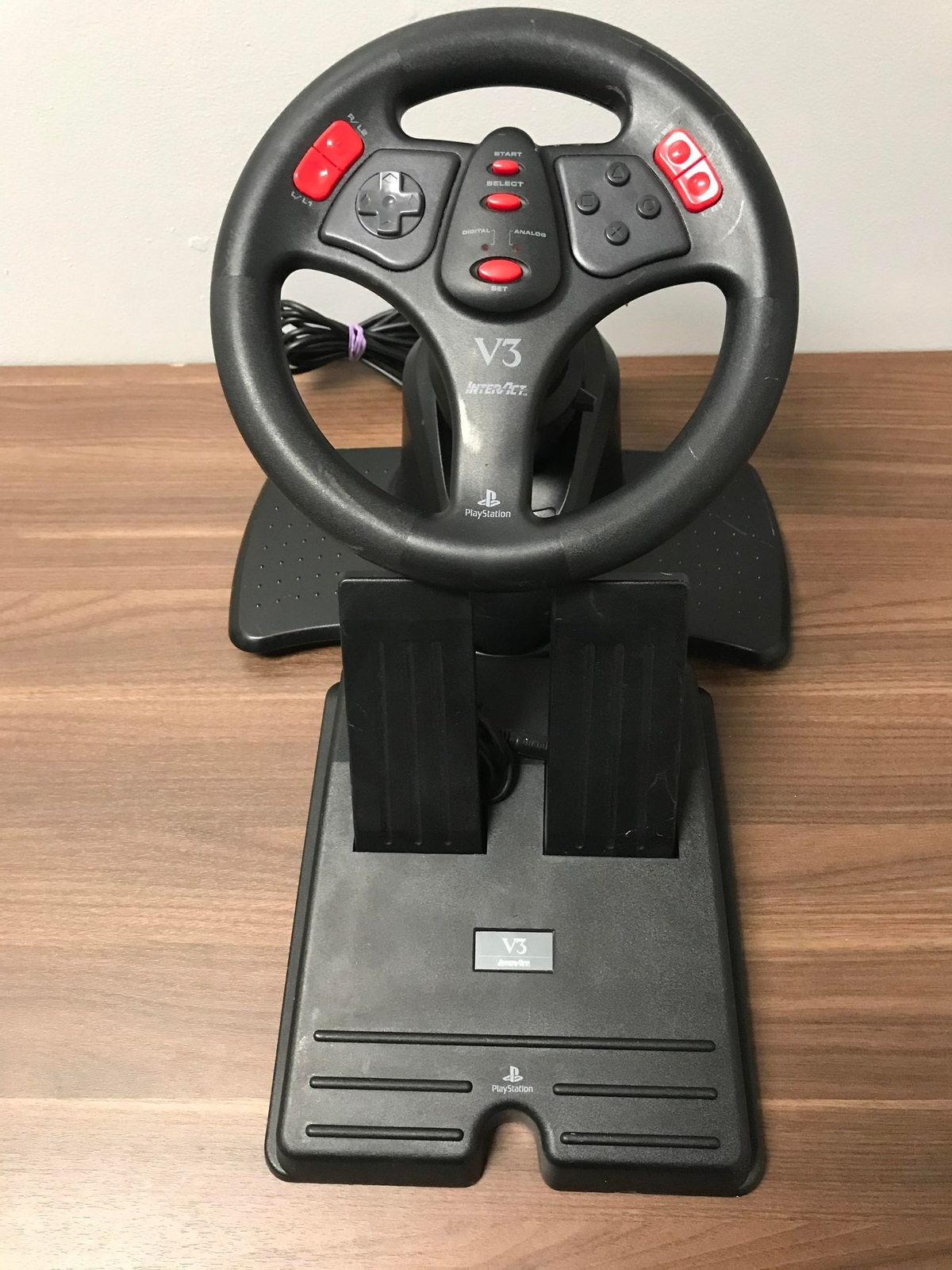 Interact V3 Racing Wheel Controller W/pedals For Psx SV-1118 For ...