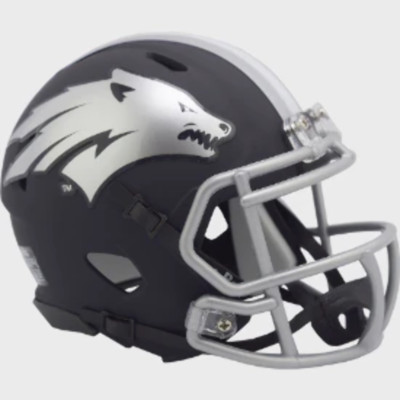 Nevada Wolfpack NCAA Mini Speed Football Helmet Matte Navy - NCAA. | eBay