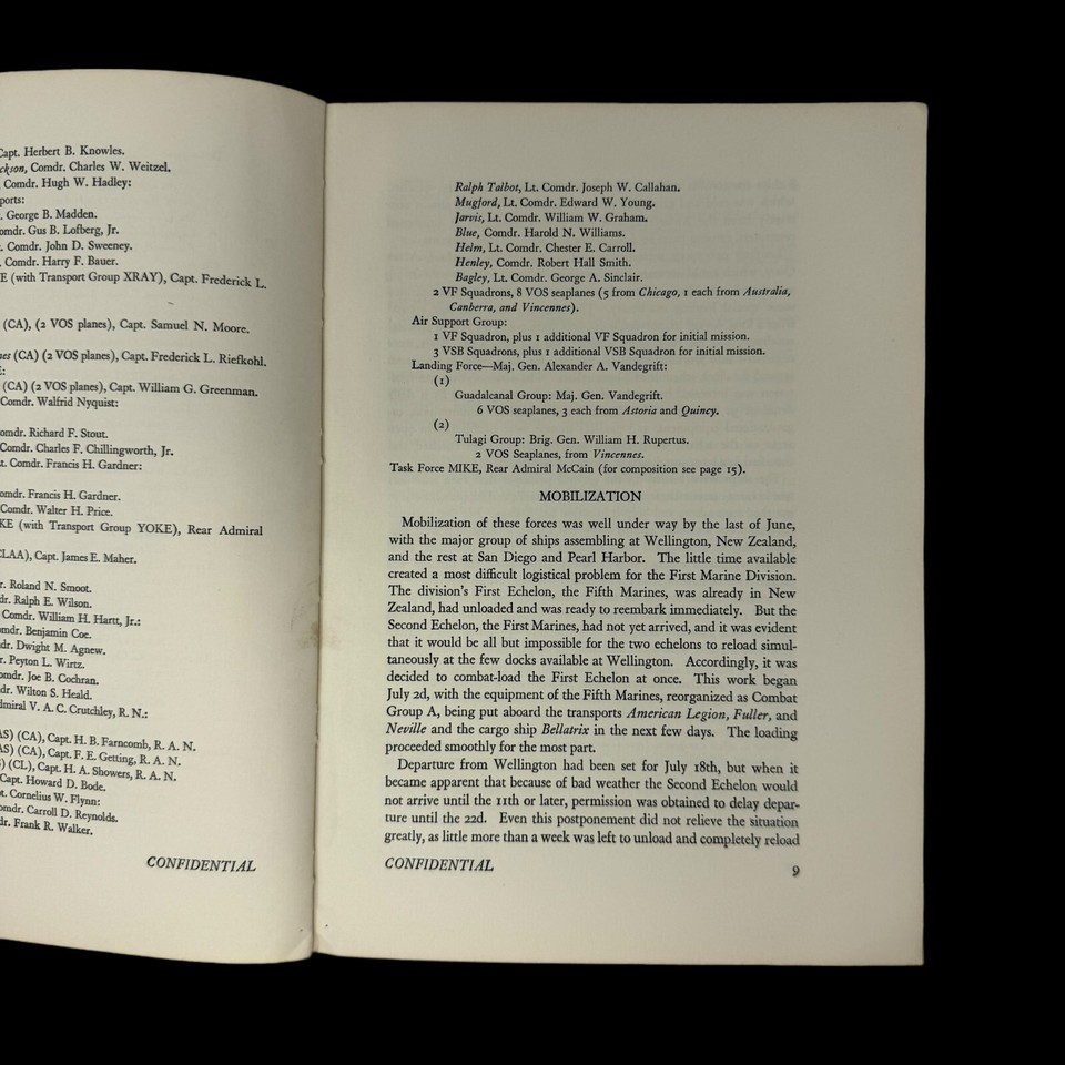 RARE! WWII 1944 Operation Watchtower Solomon Islands D-Day Guadalcanal ...