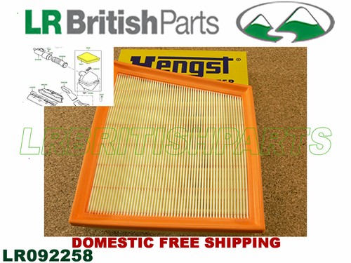LAND ROVER AIR FILTER RANGE ROVER VELAR LR092258 113123480 2.0L HENGST ...